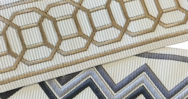 Fabric Trim Braid 70mm Width | Castle Trimmings | Buy Online