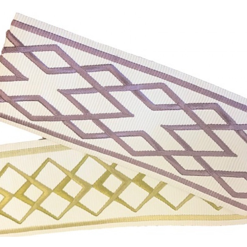 Wide Braid 80mm Width : BORDEAUX WIDE BRAID - 80MM