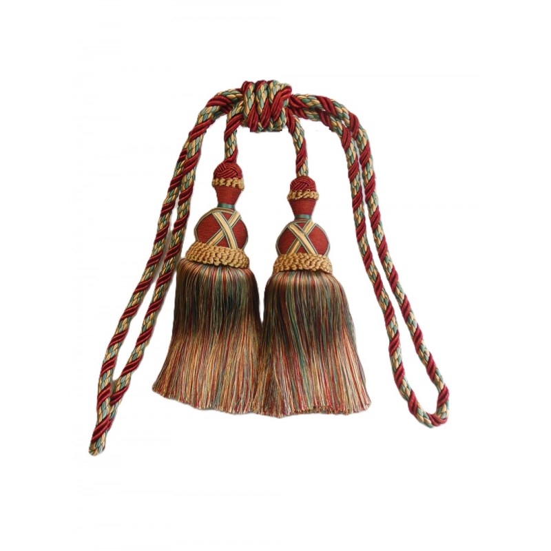Curtain & Drapery Tassel Tieback - Terracotta, Green ...