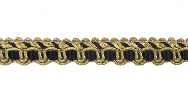 Gimp Braid - Black Taupe 10mm |Castle Trimmings