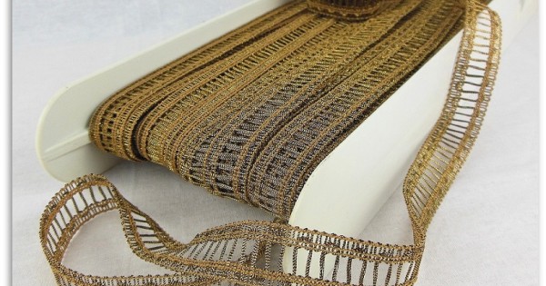 METALLIC LADDER BRAID 18MM - SAMPLE CUTTINGS AVAILABLE