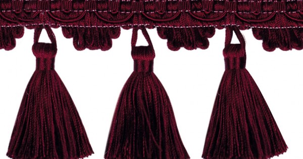 Upholstery Trimmings & Tiebacks in Burgundy| Castle ...
