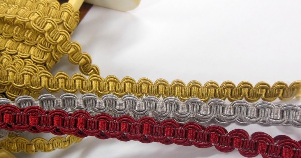 Gimp Braid 10mm - 10 Monochrome Colours | Castle Trimmings